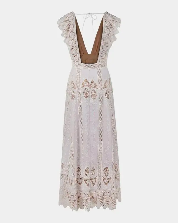 Johanna Ortiz Grace In The Open Fields Maxi Dress