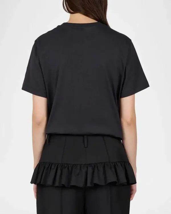 GANNI Calendered Skirt Pants - Black