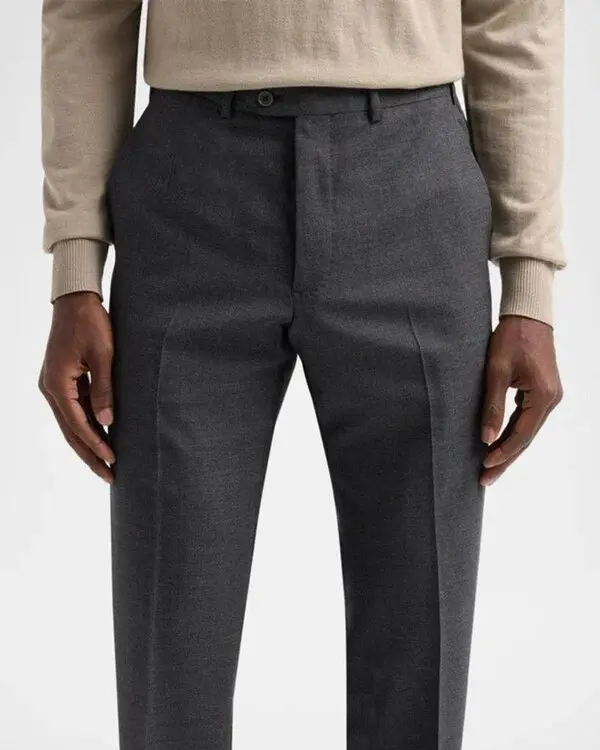 Emporio Armani Apos;s Textured Wool Trousers