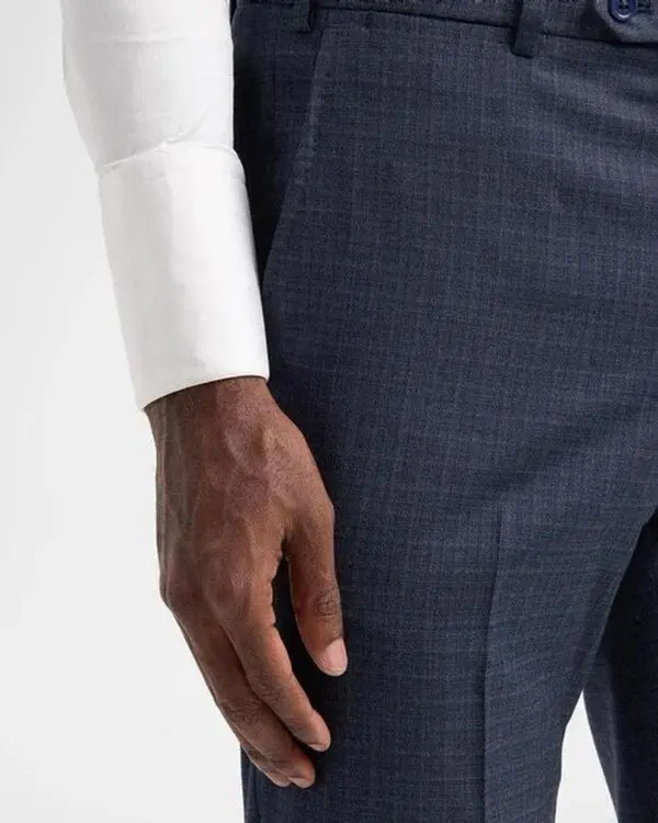 Emporio Armani Apos;s Textured Box Wool Single-breasted Suit