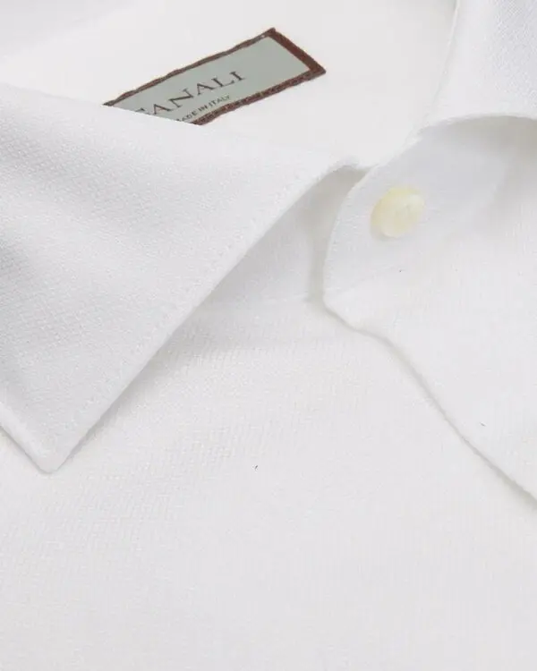 CANALI Apos;s Textured Cotton Dress Shirt
