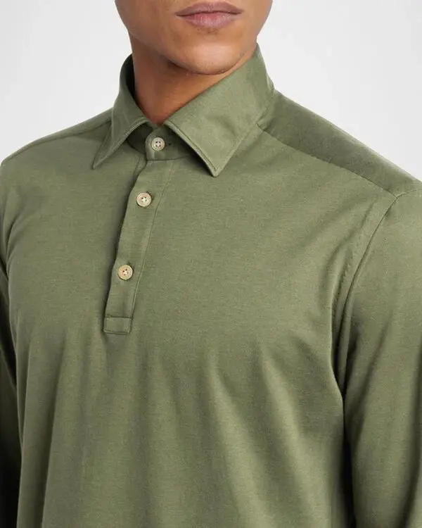 Kiton Apos;s Cotton Polo Shirt