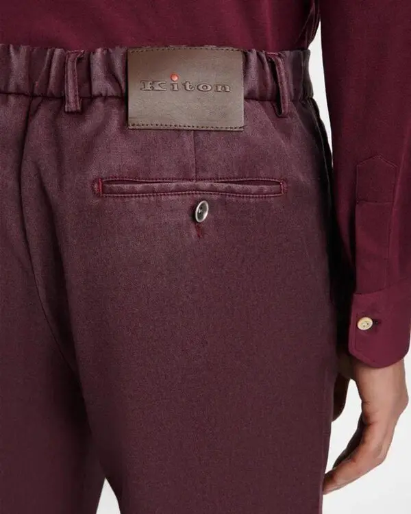 KITON Apos;s Wool Tapered-leg Trousers