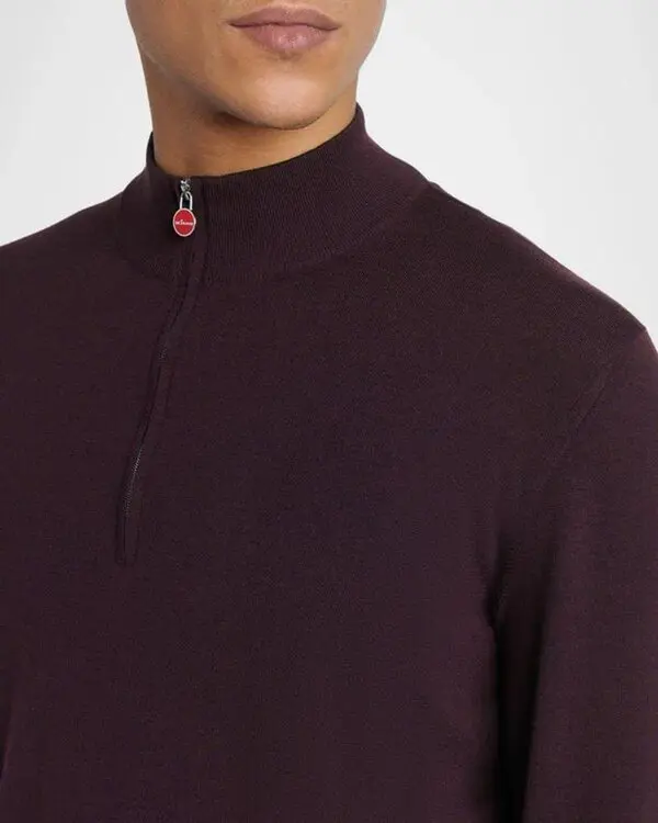KITON Apos;s Wool Mock Turtleneck Sweater