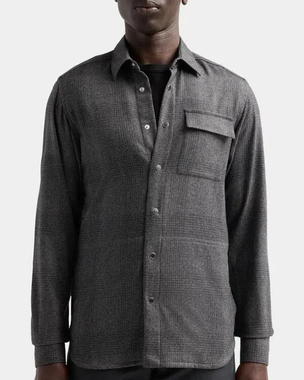 KITON Apos;s Buba Plaid Wool-cotton-cashmere Shirt