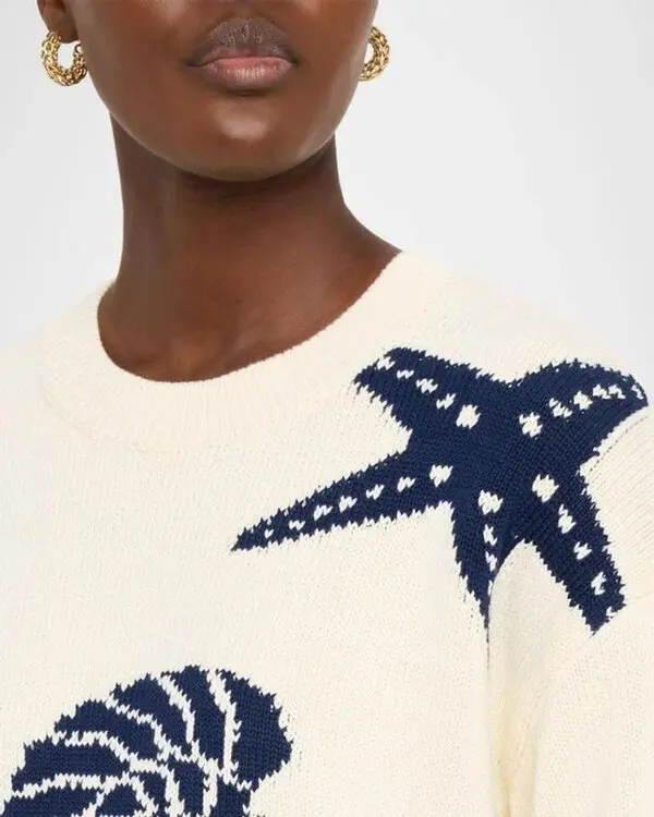Rails Zoey Seashell Crewneck Sweater