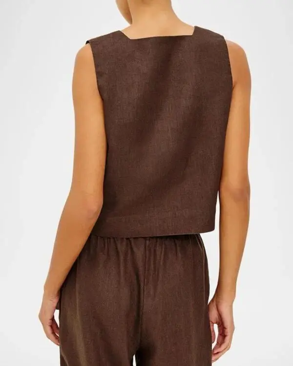 Rails Akira Linen Crop Top