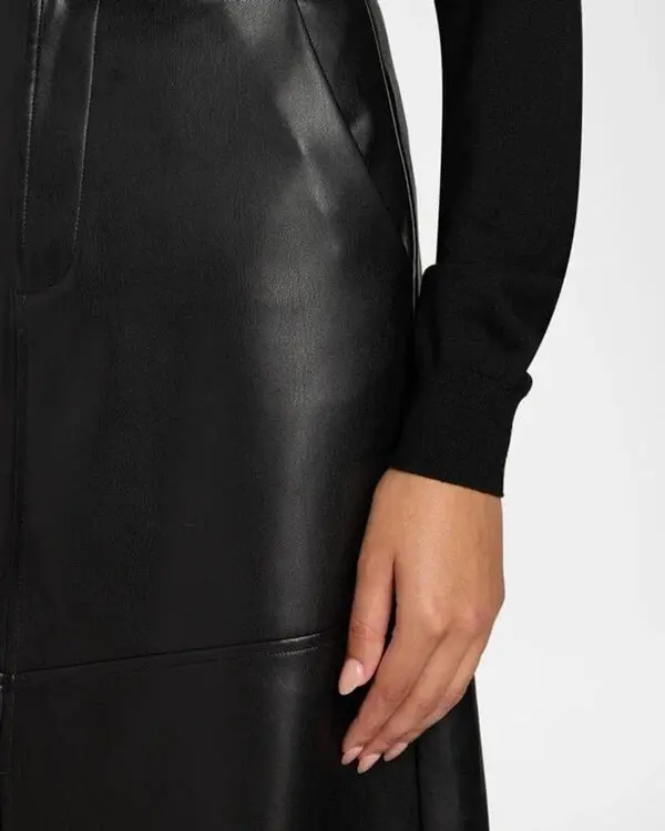 L & APOS;AGENCE Robyn A-line Midi Skirt