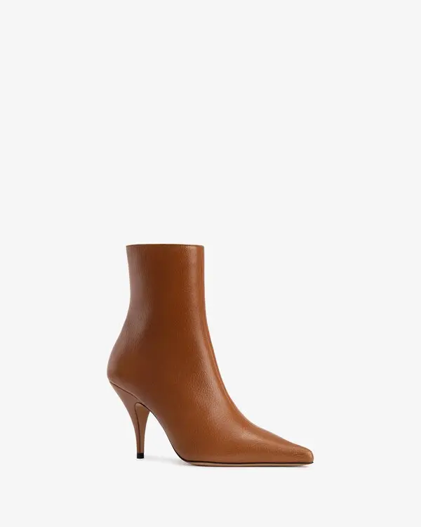 JUDE Theresa Ankle Boot Grained Leather - Tan