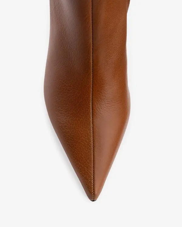JUDE Theresa Ankle Boot Grained Leather - Tan