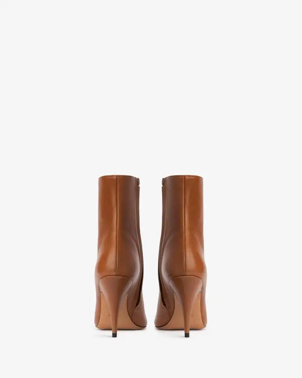 JUDE Theresa Ankle Boot Grained Leather - Tan