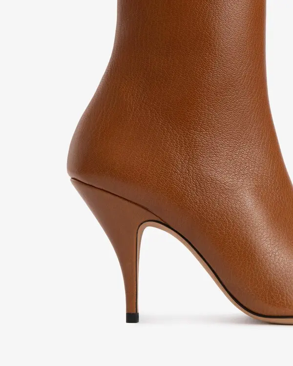 JUDE Theresa Ankle Boot Grained Leather - Tan