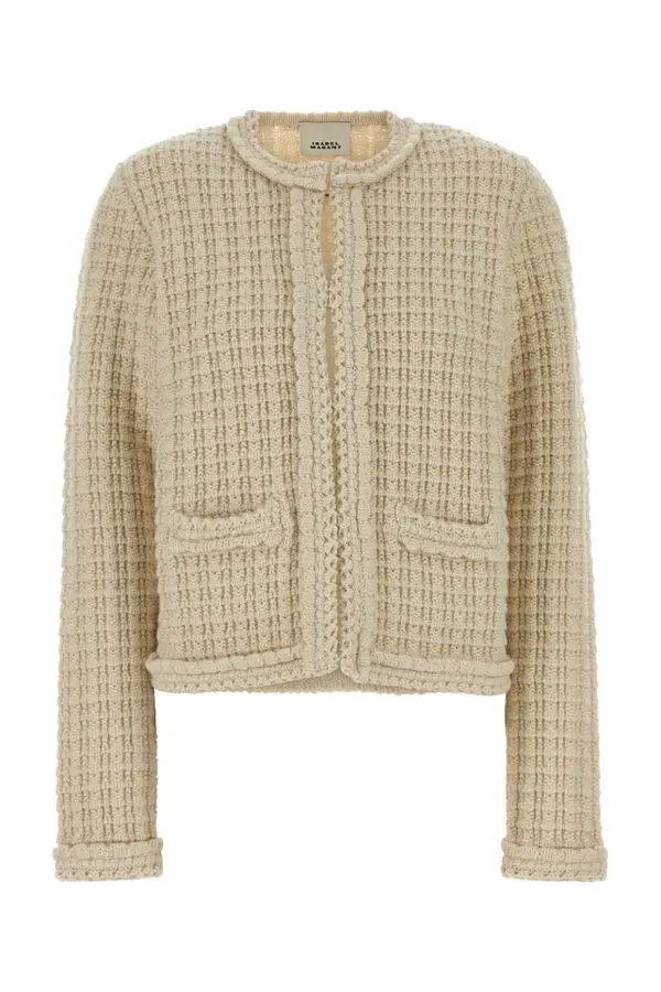 Isabel Marant Étoile Sand Wool Blend Hortense Cardigan