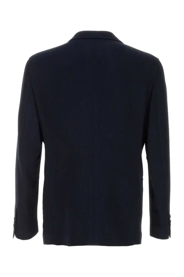 GIORGIO ARMANI Navy Jersey Blazer