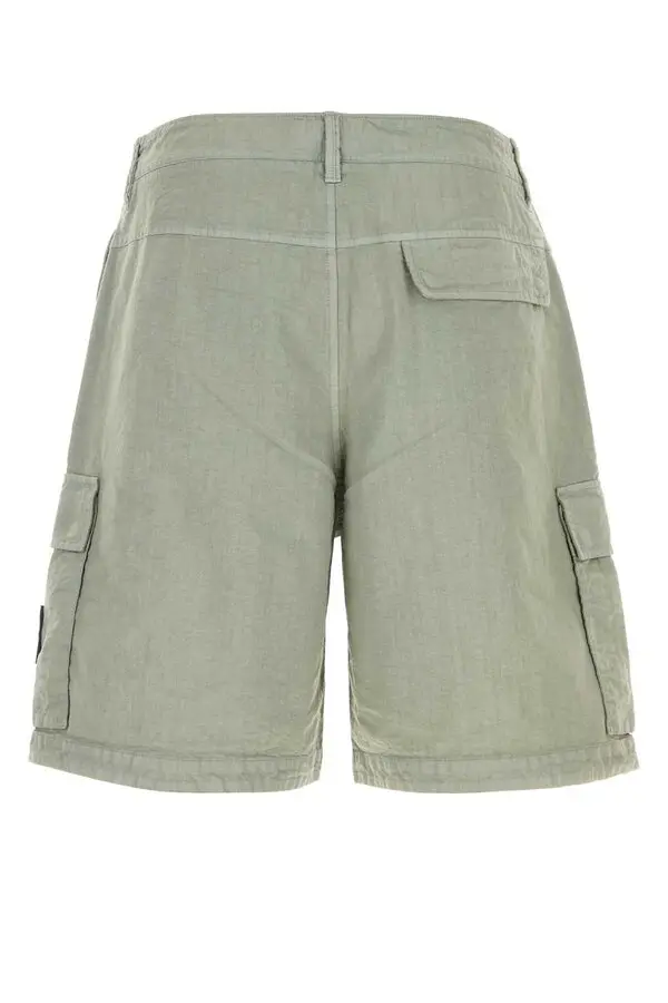 STONE ISLAND Sage Nylon Bermuda Shorts