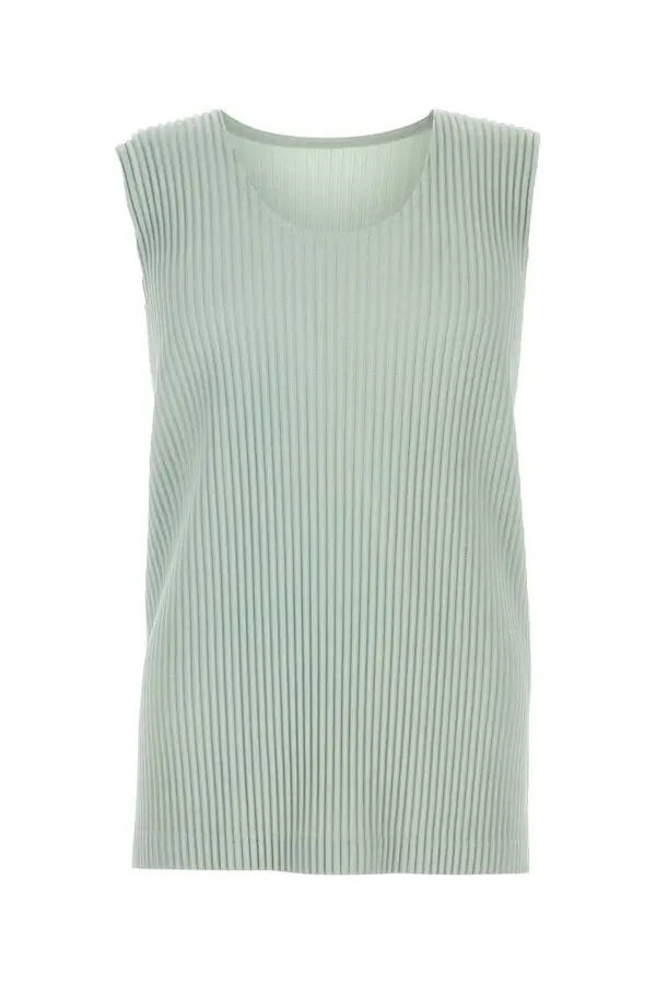 Issey Miyake Mint Polyester Tank Top