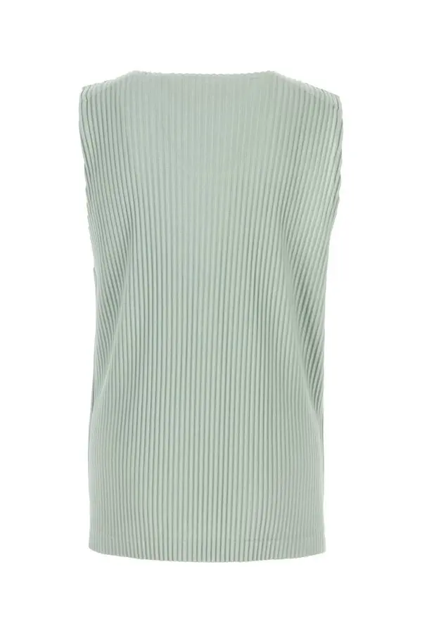 Issey Miyake Mint Polyester Tank Top