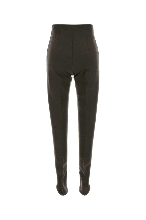 JIL SANDER Mud Stretch Wool Blend Pant
