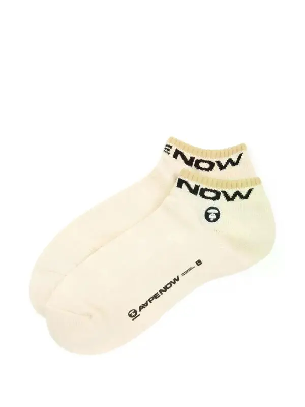 AAPE BY *A BATHING APE Moonface-logo Socks