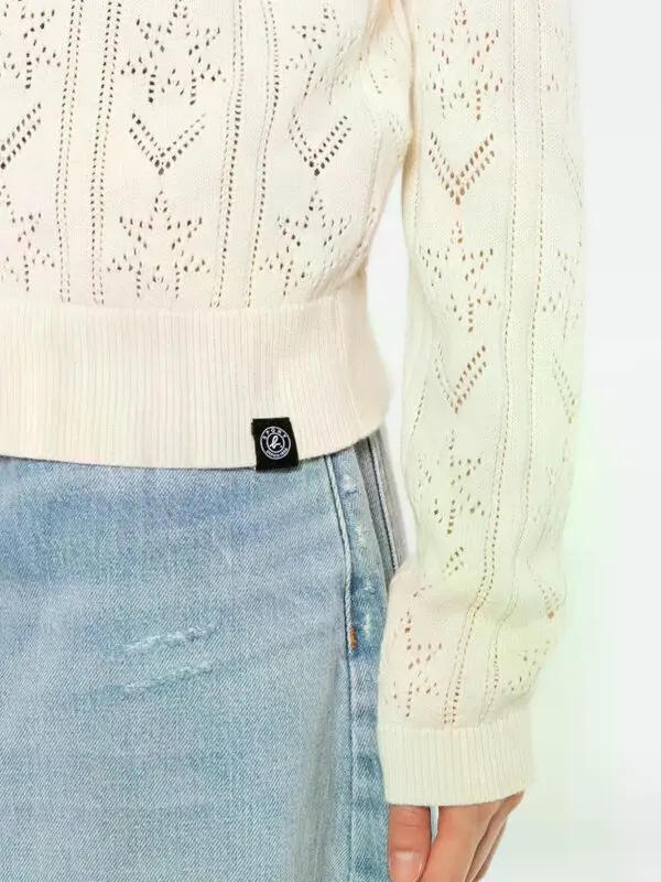 AGNES B. Star-pattern Cardigan