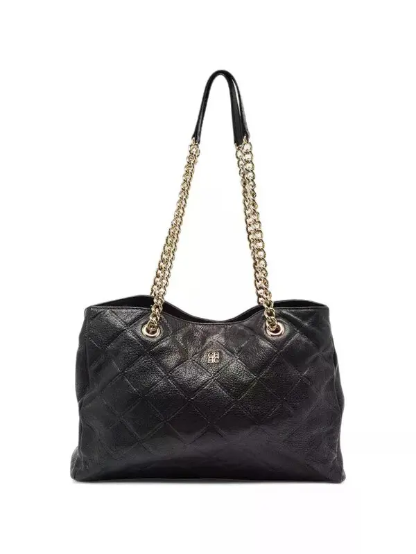 Carolina Herrera Quilted Chain-link Tote Bag