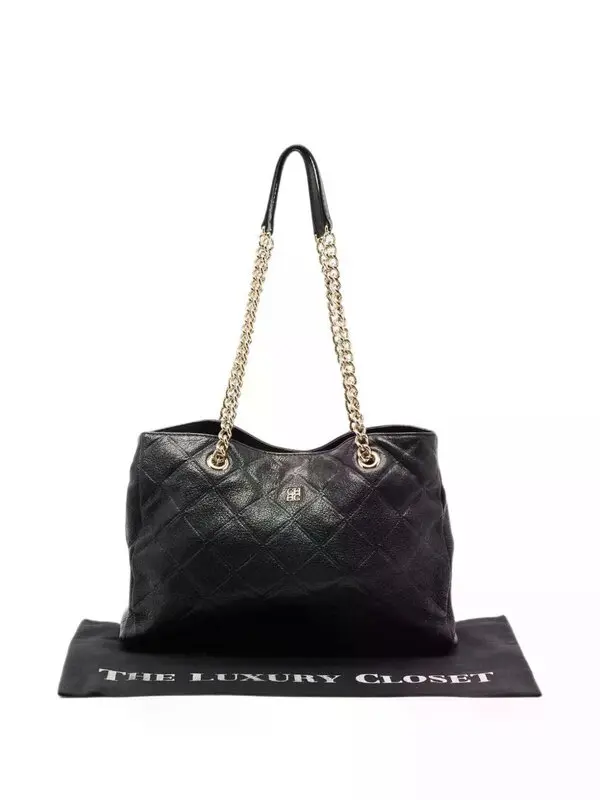 Carolina Herrera Quilted Chain-link Tote Bag