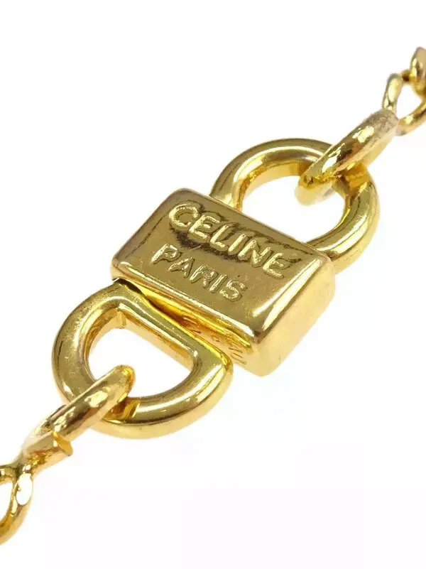 Celine Macadam Chain Necklace