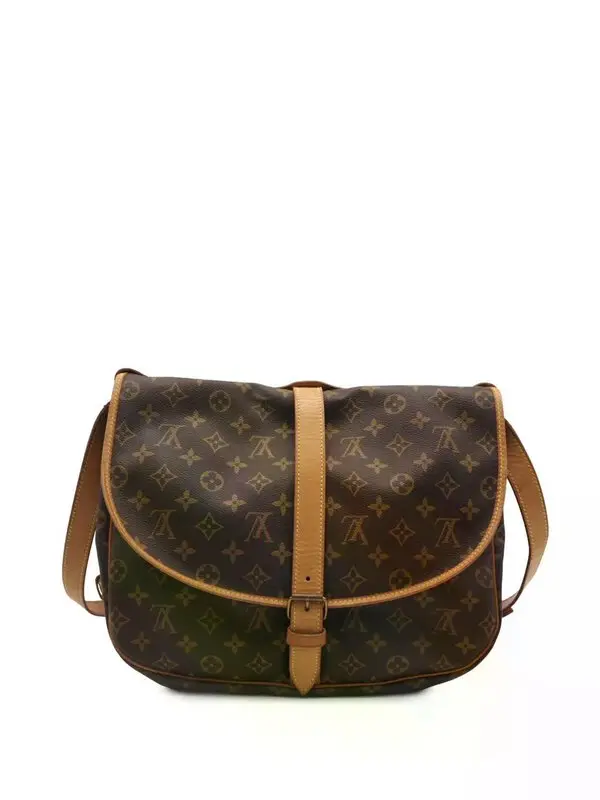 LOUIS VUITTON 1991 Monogram Saumur 35 Crossbody Bag