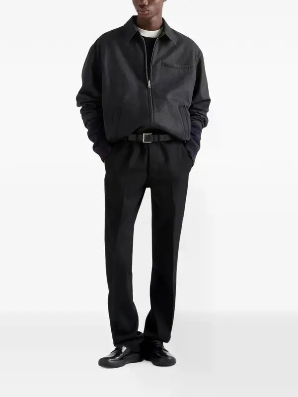 Prada Re-wool Blouson Jacket