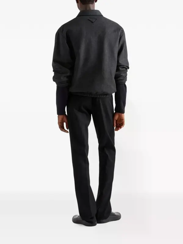 Prada Re-wool Blouson Jacket