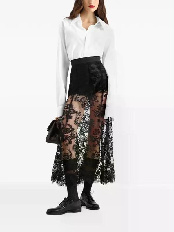 Dolce & Gabbana Chantilly Lace Skirt