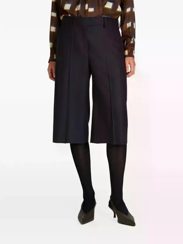 SLOWEAR Pressed-crease Shorts