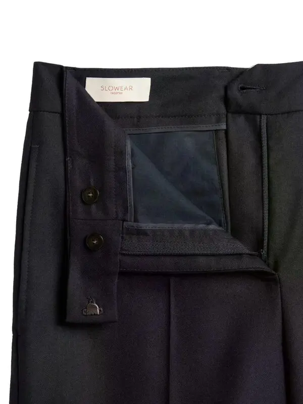 SLOWEAR Pressed-crease Shorts