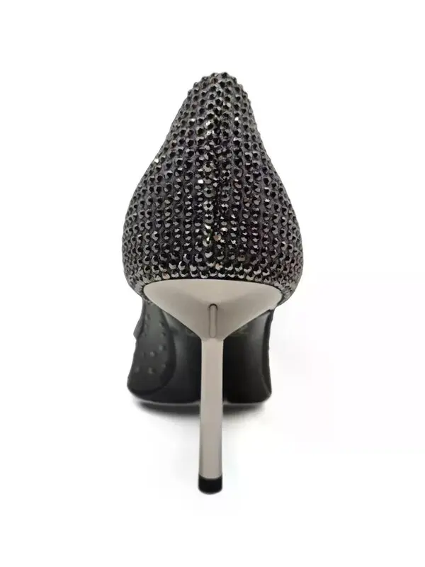 LE SILLA Nicole Crystal-embellished Mesh Pumps