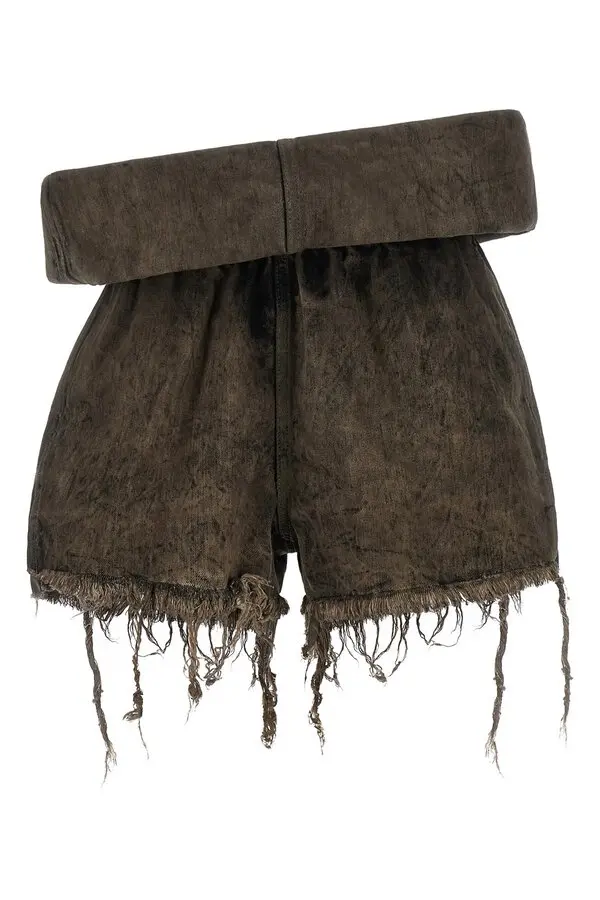 Rick Owens Crater' Shorts - Gray