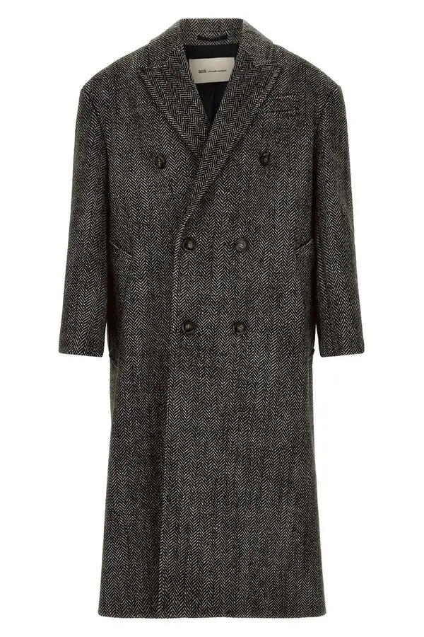 AMI Paris Double-breasted Coat