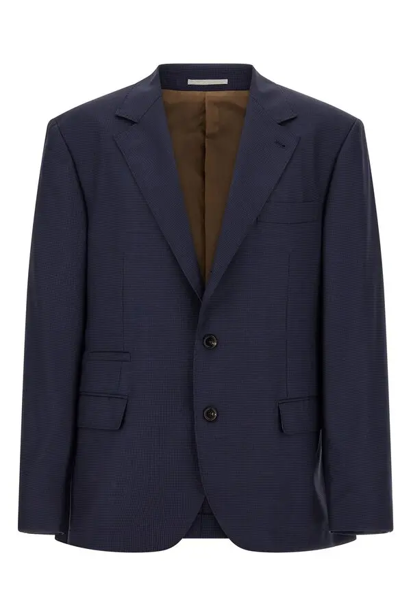 Brunello Cucinelli Houndstooth Blazer