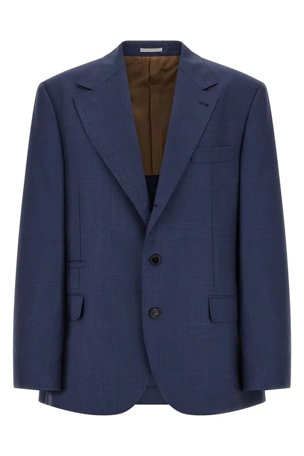 Brunello Cucinelli Prince Of Wales Blazer