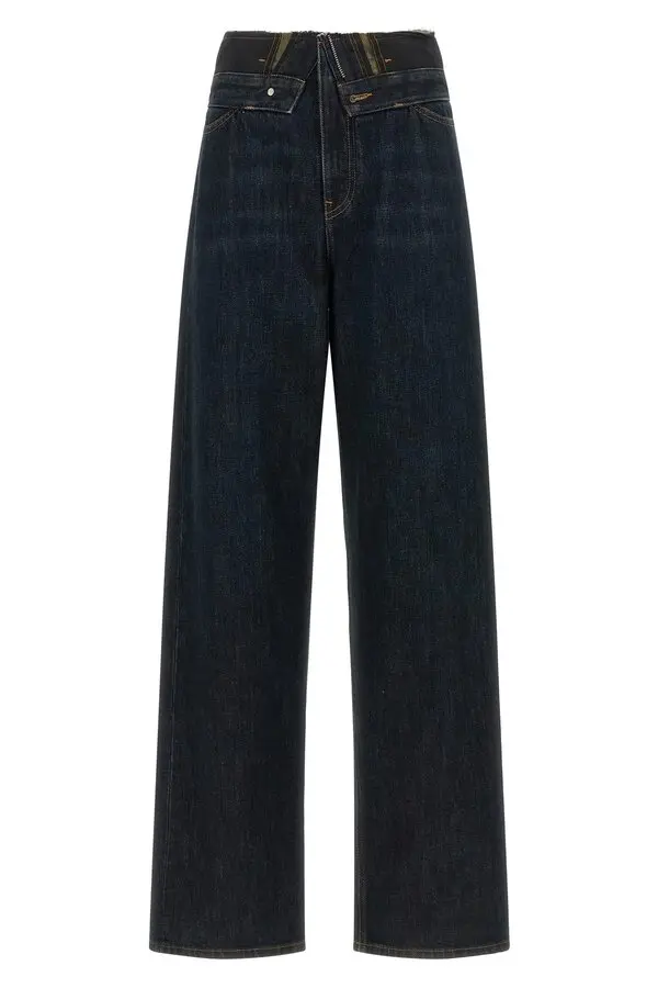 MAISON MARGIELA Raw Cut Waist Jeans
