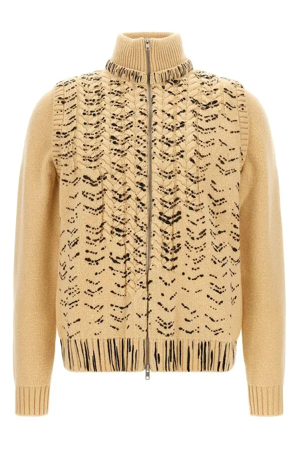 MAISON MARGIELA Openwork Knit Cardigan