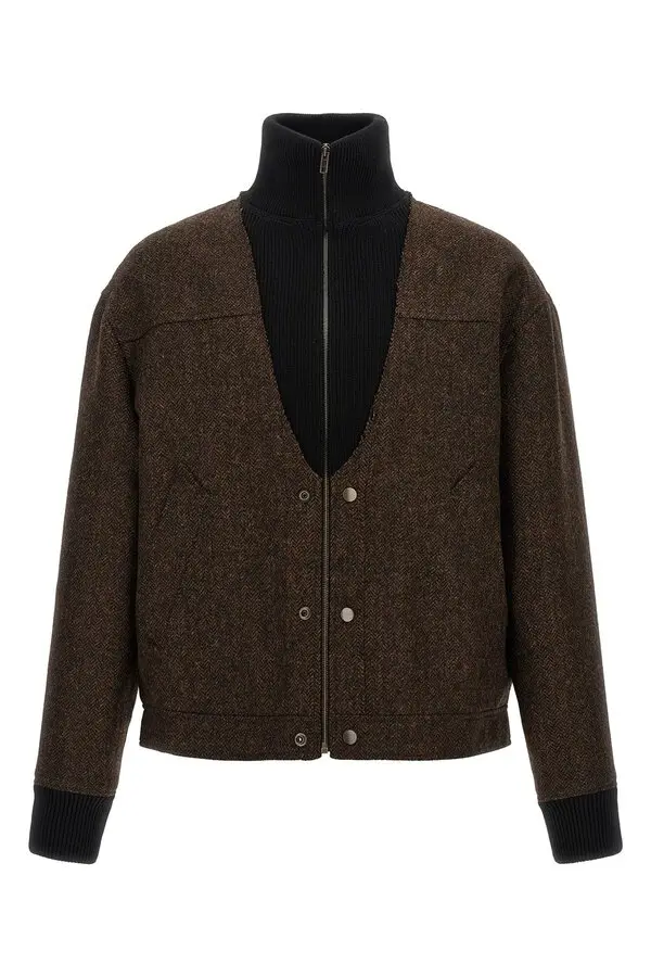 MAISON MARGIELA Wool Bomber Jacket