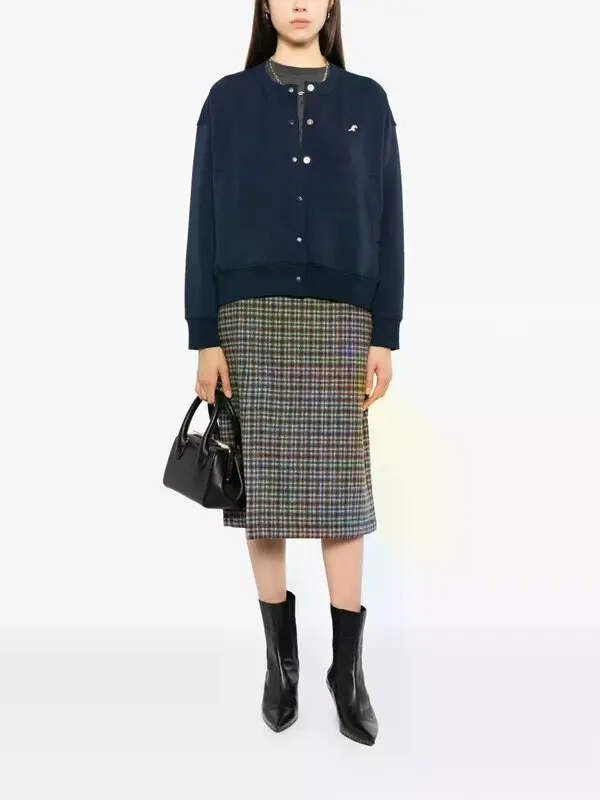 AGNES B. Flannel Wrap Skirt