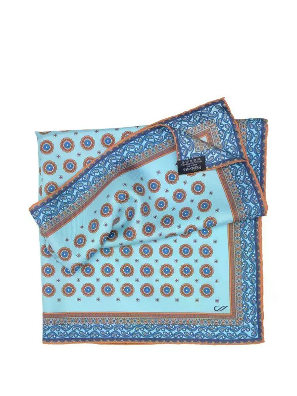 ELIZABETTA Orsini Medallion-print Silk Scarf