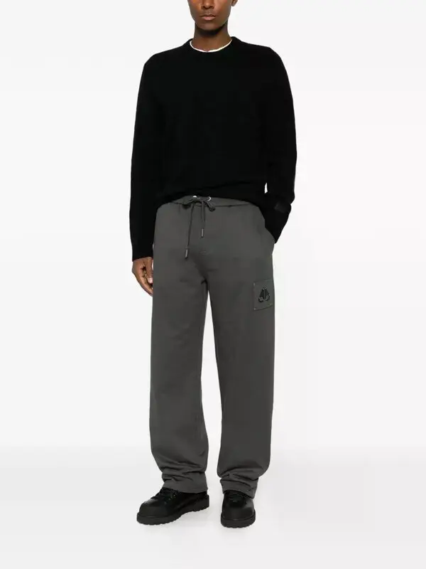 MOOSE KNUCKLES Logo-patch Drawstring Track Pants