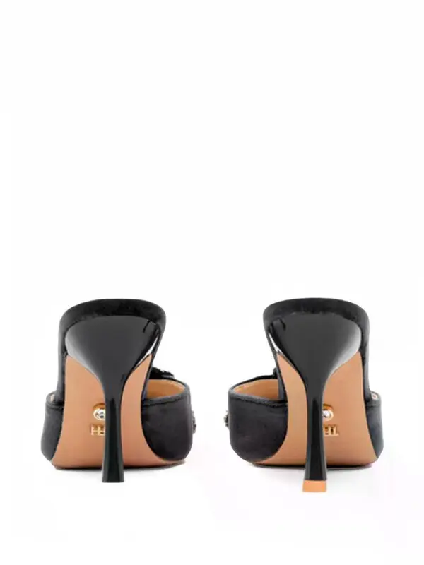 TWENTY FOURHAITCH Melor Crystal-embellished Velvet Mules