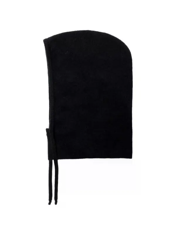 LANEUS Drawstring-fastening Knit Balaclava