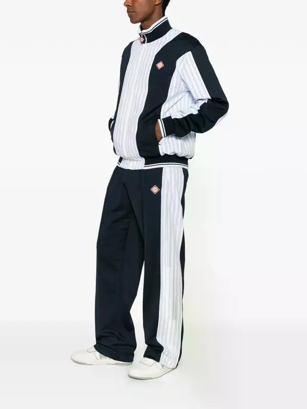 Casablanca Pinstripe-pattern Panelled Jacket