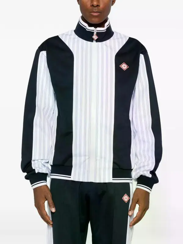 Casablanca Pinstripe-pattern Panelled Jacket