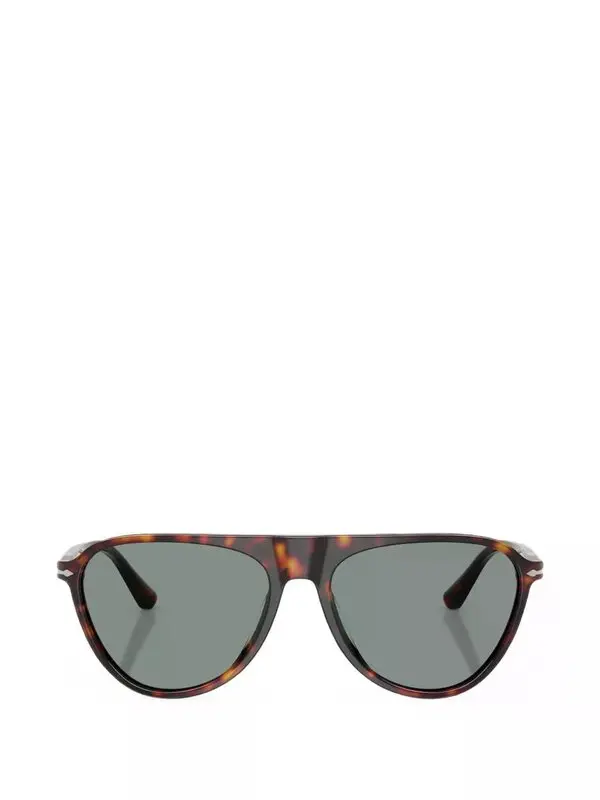 Persol Tortoiseshell-effect Pilot-frame Sunglasses - Brown
