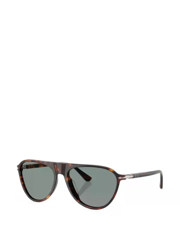 Persol Tortoiseshell-effect Pilot-frame Sunglasses